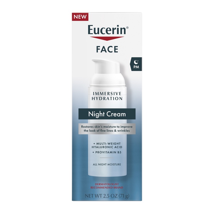 Eucerin Face Immersive Hydration Night Cream 2.5Oz By Beiersdorf/Cons Prod