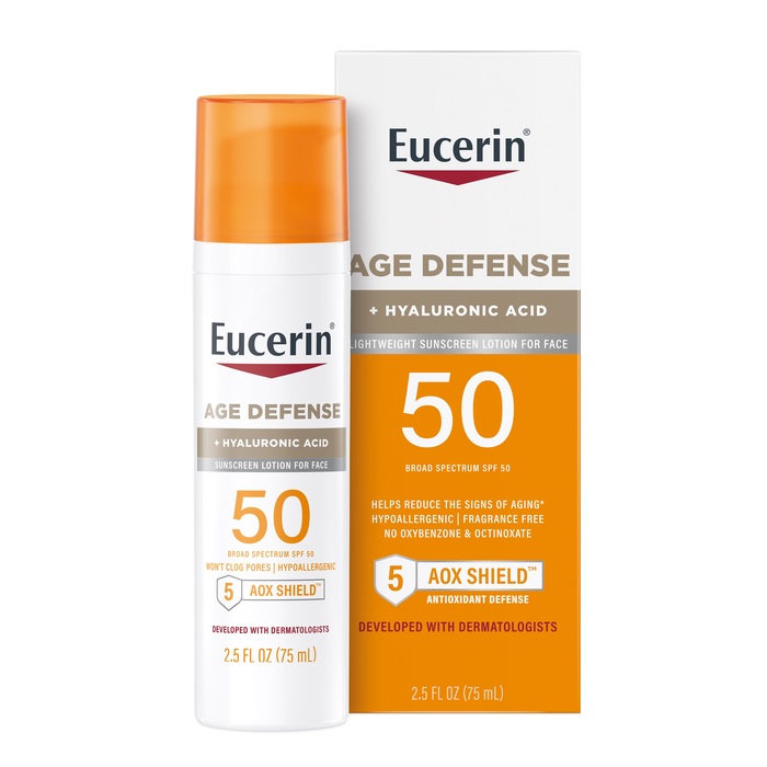 Eucerin Sun Age Defense SPF50 Lotion 2.5oz By Beiersdorf/Cons Prod