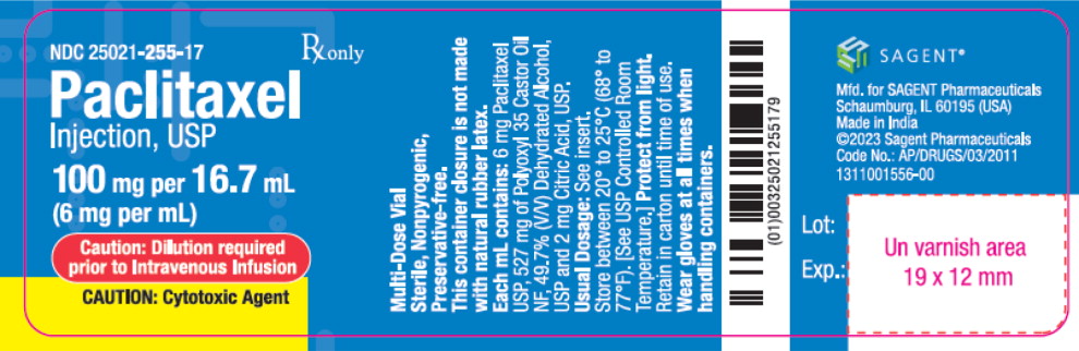 Rx Item-Paclitaxel 6 Mg/Ml Vl 16.7ml 100mg By Avet Pharm/Inj