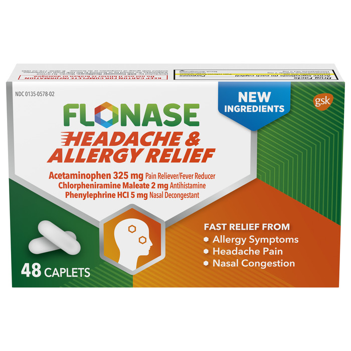 Flonase Headache Allergy Relief Caplets 48 By Haleon USA