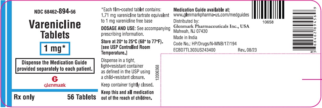 Rx Item-Varenicline 1MG 56 TAB by Ajanta Pharma USA gen Chantix