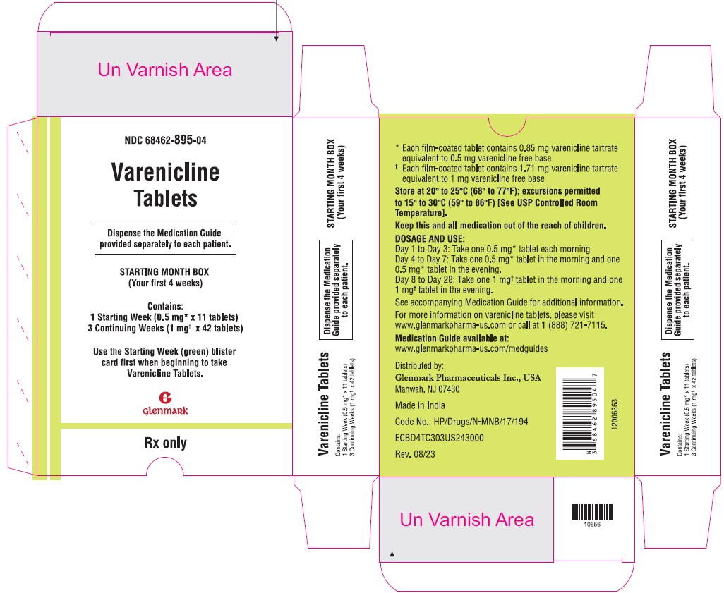 Rx Item-Varenicline STARTER-PK 0.5/1MG by Ajanta Pharma USA gen Chantix