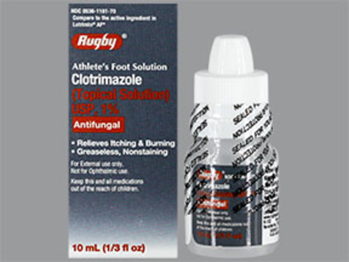 Clotrimazole Usp 1% Solution 10 ml By Major/Rugby