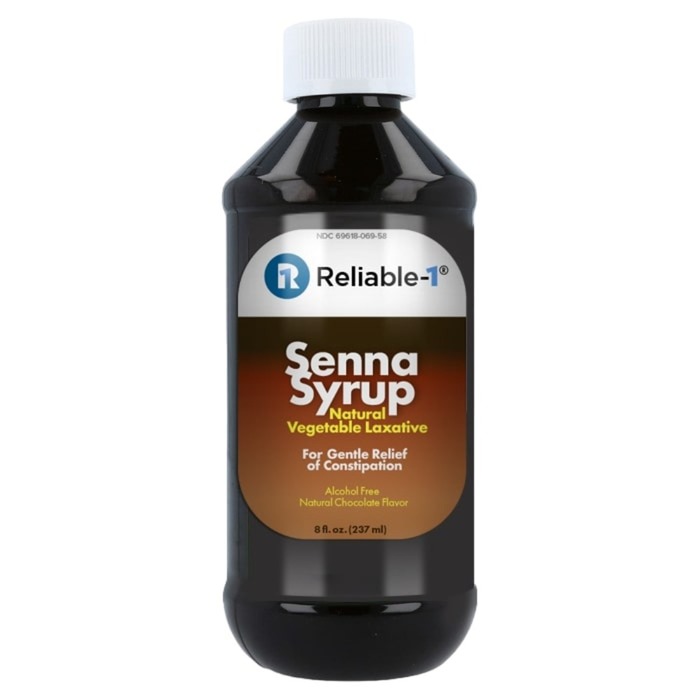 Senna Syrup 8 oz by Reliable Pharma gen Senokot Choc Alcohol Free