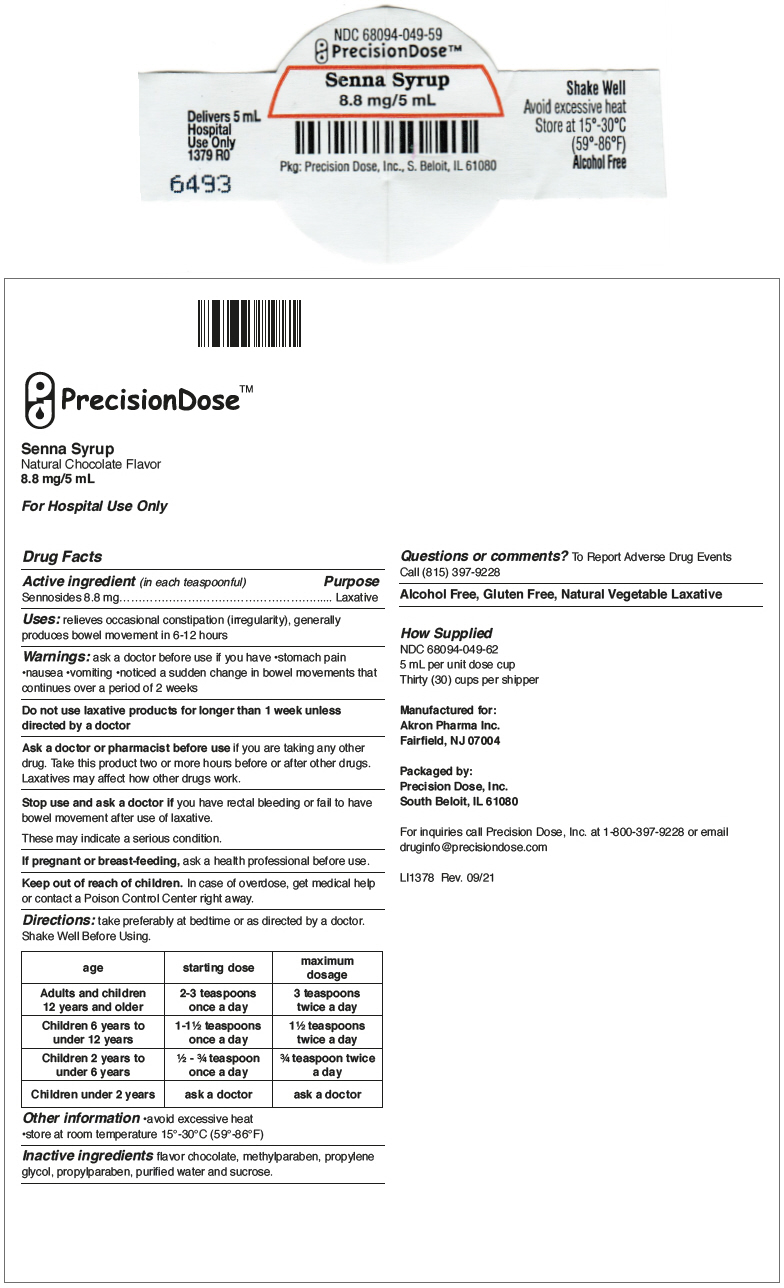 Senna Laxative 8.8Mg 30X5 Ml Syr Each By Precision Dose Gen Senokot