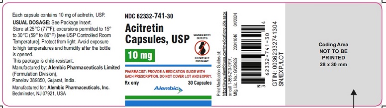 Rx Item-Acitretin 10Mg Cap 30 By Alembic Pharma