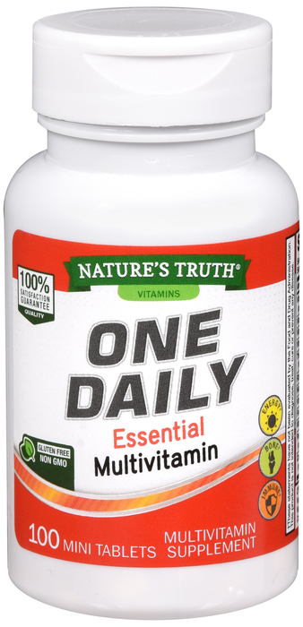 Case of 12- Multivitamin Once Daily Essential Tab 100Ct By Natures Truth