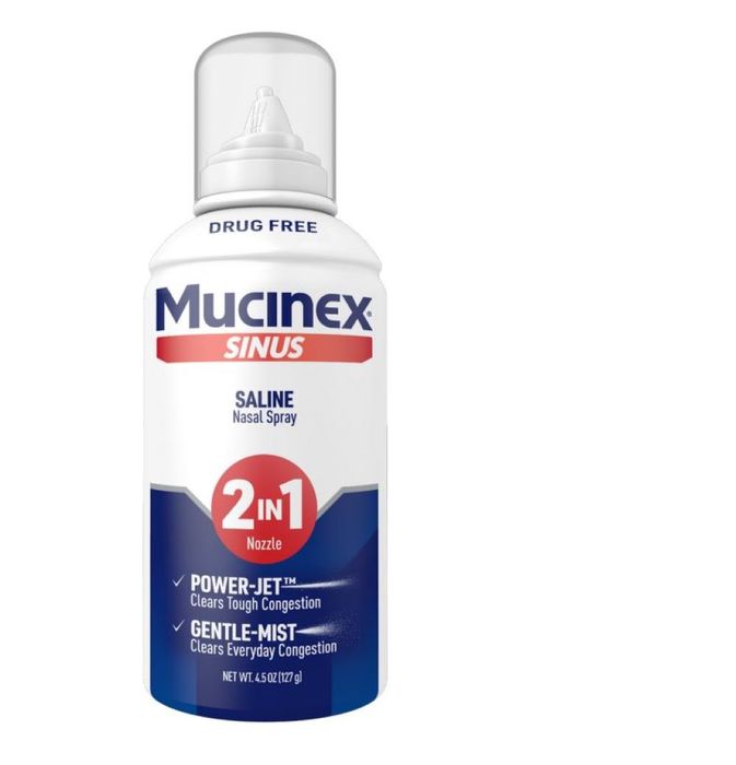 Mucinex Sinus Saline 2-In-1 Nasal Spray 4 5Oz By Rb Health USA