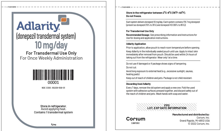 Rx Item-Adlarity 10Mg/Day 4 Patches Donepezil By Prasco Labs USA