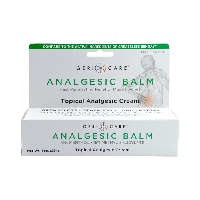 Analgesic Balm Cream 1 oz by Geri-Care Pharma USA