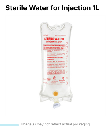 Rx Item-Sterile Water 1X1000 Ml Bag By Icu Medical Pharma USA