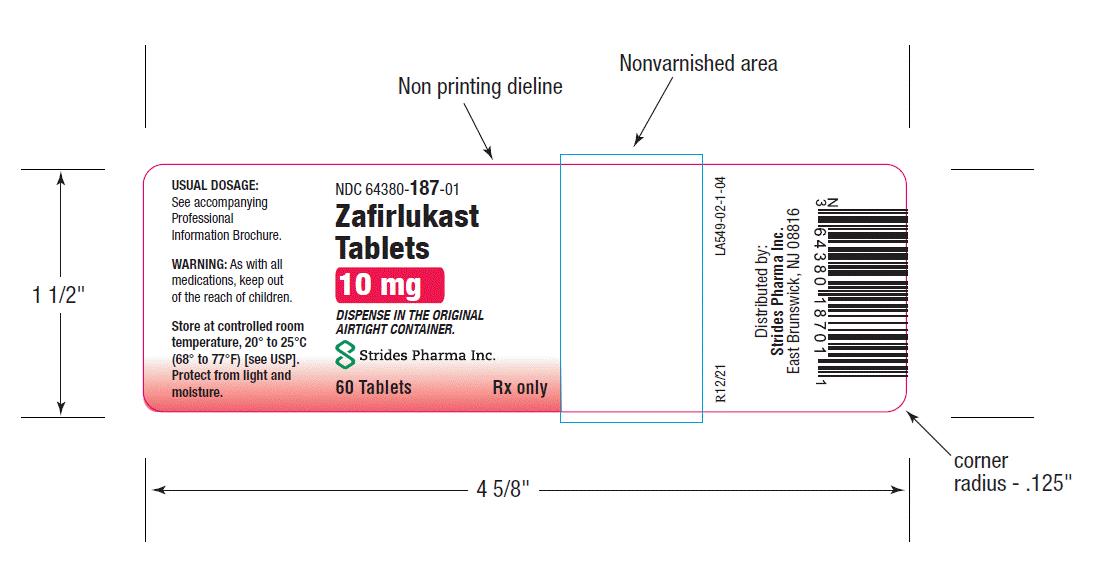 Rx Item-Zafirlukast 20 Mg Tab 60 By Strides Pharmaceuticals Gen Accolate