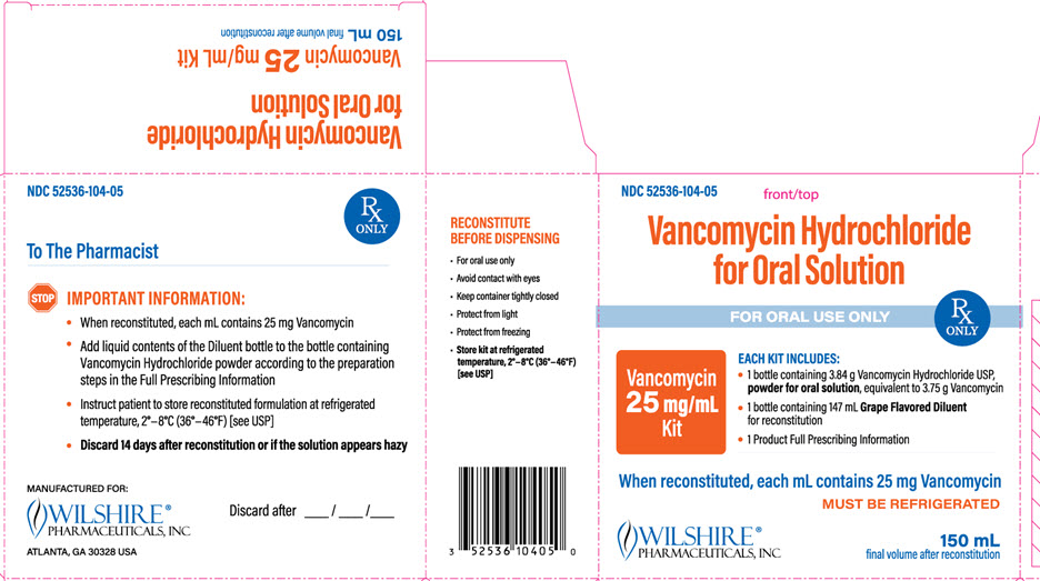 Rx Item-Vancomycin Hcl 25 MG-ML Oral Sol 150 ML by Wilshire Pharma