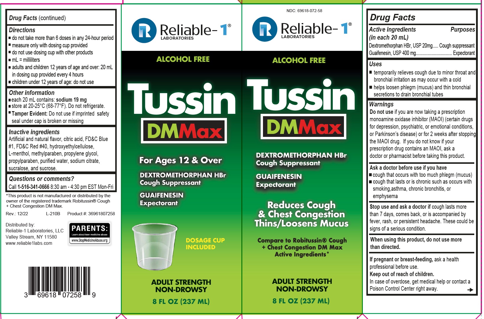 Tussin Mucus Chest Congest 100 MG/5ML 4oz By Reliable 1 Pharma USA Gen ...