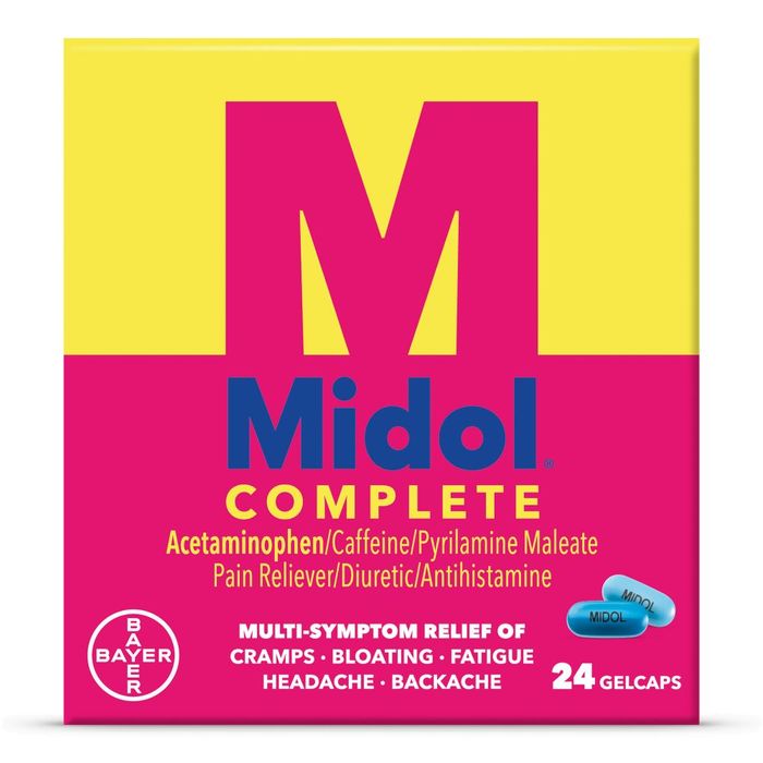Pack of 12-Midol Complete Gelcaps 24 count By Bayer Corp/Consumer Health