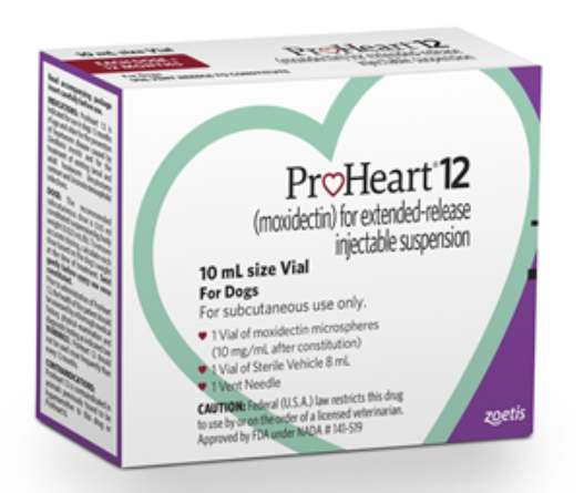 ProHeart 12 (Moxidectin) Injectable Suspension, 10mL By Zoetis