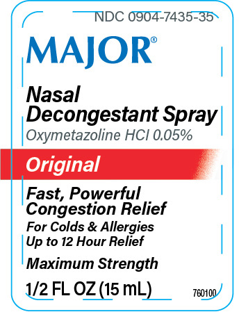 Nasal Decongestant 0.05% Spy 15 Ml By Major Pharma Oxymetazoline Gen Afrin