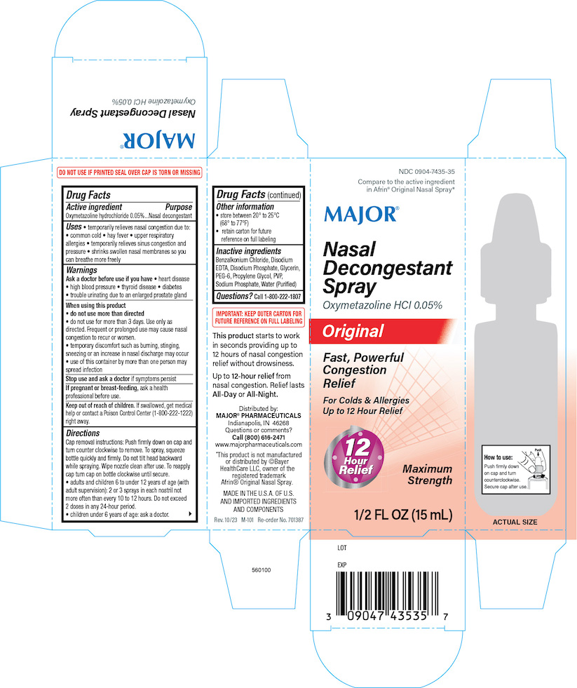 Nasal Decongestant 0.05% Spy 15 Ml By Major Pharma Oxymetazoline Gen Afrin