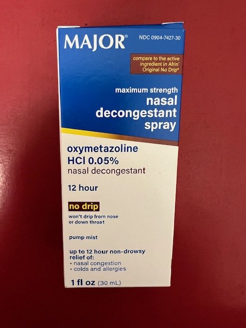 Nasal Decongestant 0.05% Spy 30 Ml By Major Pharma Gen Afrin