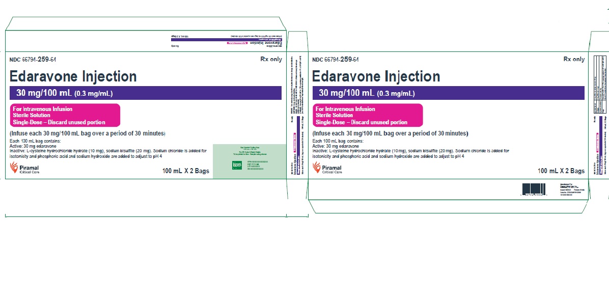 Edaravone 30 Mg Bag 2X100 Ml By Piramal Critical Care Gen Radicava