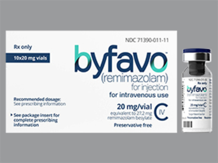 Rx Item-Byfavo 20 Mg Vl 10 By Acacia Pharma USA DEA LICENCE COPY REQUIRED