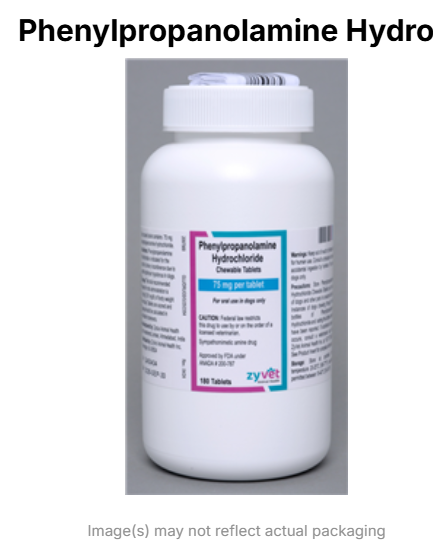 RX ITEM-Phenylpropanolamine Hydrochloride Chewable Tablets 75mg, 180 Count