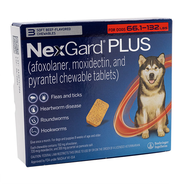 Nexgard Plus Dogs 17.1-33LBS By Boehringer Ingelheim Merial Pet Rx(Vet)