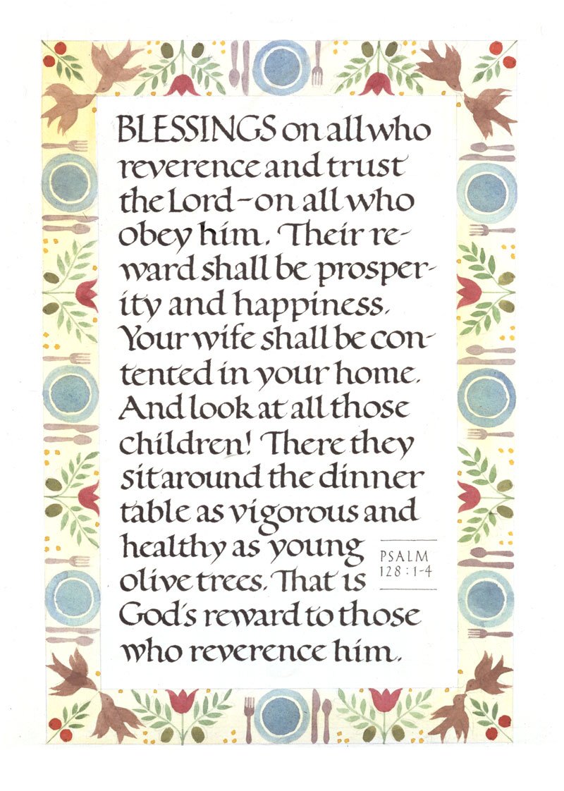 Psalm 128 1 4 411