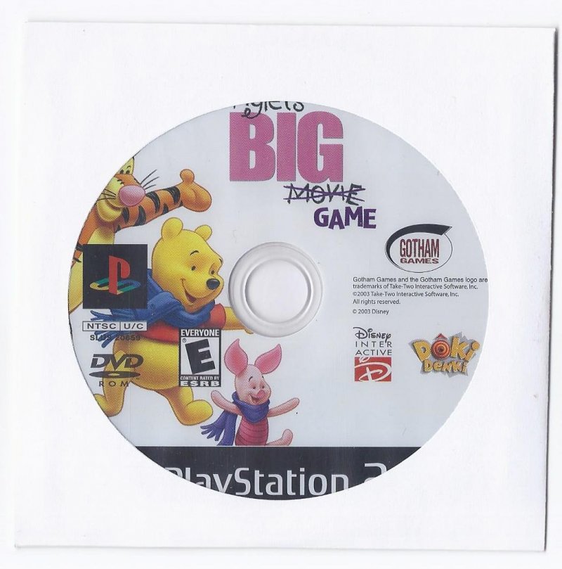 Piglets Big Game PS2 Game PlayStation 2 Disc Only