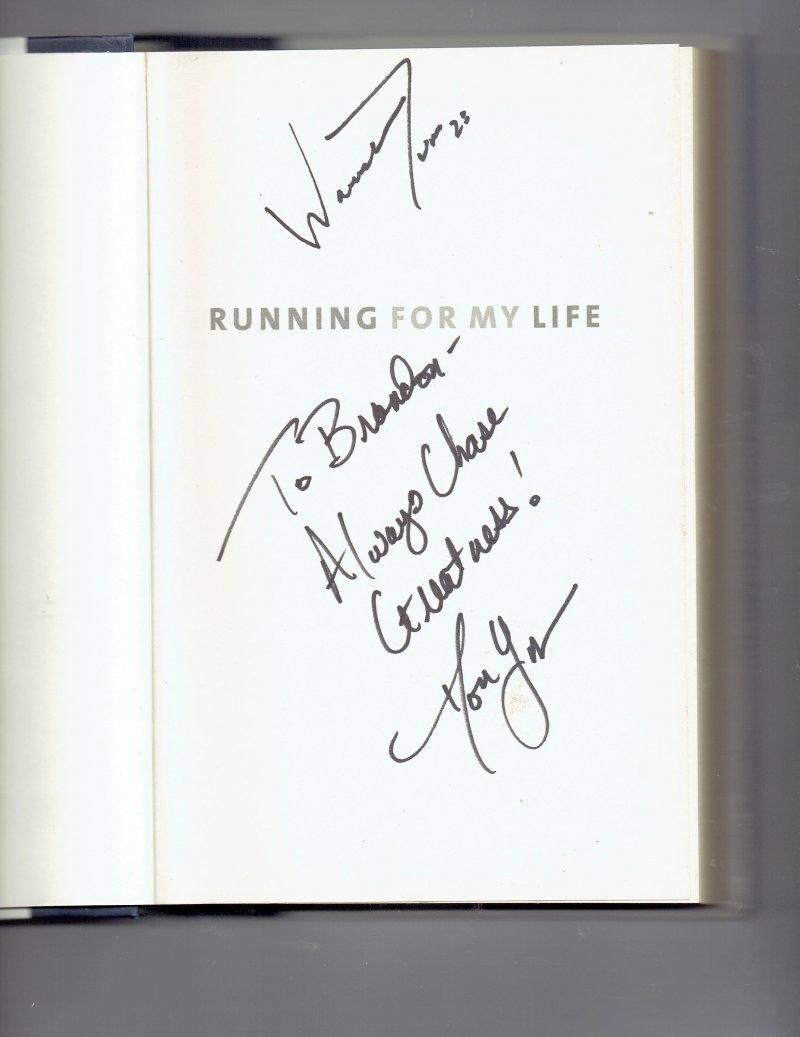 Running for My Life by Don Yaeger & Warrick Dunn (2008, Hardcover) Signed Running for My Life by Don Yaeger & Warrick Dunn (2008, Hardcover) Signed