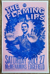 FLAMING LIPS 2013 Gig POSTER Edgefield Portland Oregon Concert