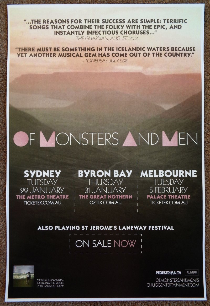 Of Monsters And Men Poster