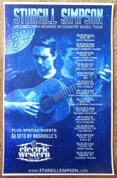 Simpson STURGILL SIMPSON Tour POSTER 2015 Spring Gig Concert