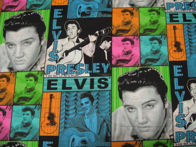 Dyeing & Batik Craft Supplies & Tools Fabric Elvis Presley Pillow ...