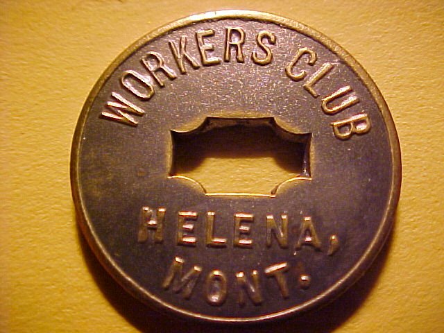 Helena, Montana WORKERS CLUB 12 1/2c Token