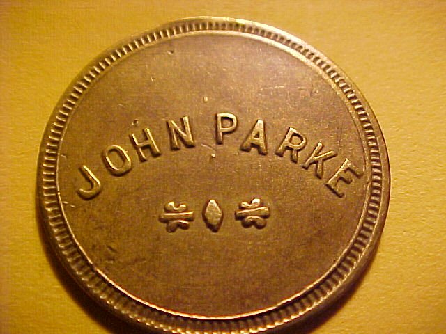 (Albion, Idaho) JOHN PARKE 2 1/2c Token