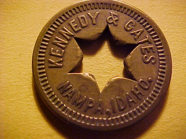 Nampa, Idaho KENNEDY & GATES 5c Token