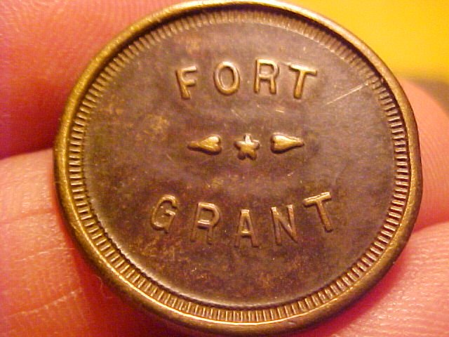 Fort Grant, (Arizona Territory) Token: FORT GRANT * 5¢ * AT EXCHANGE