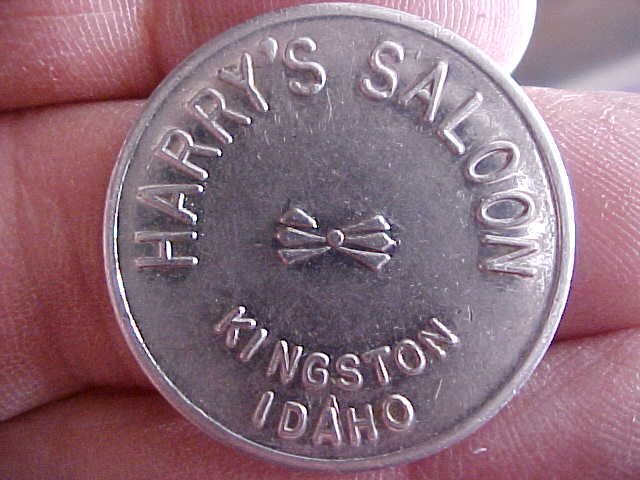 Kingston, Idaho Token: HARRY'S SALOON 25¢