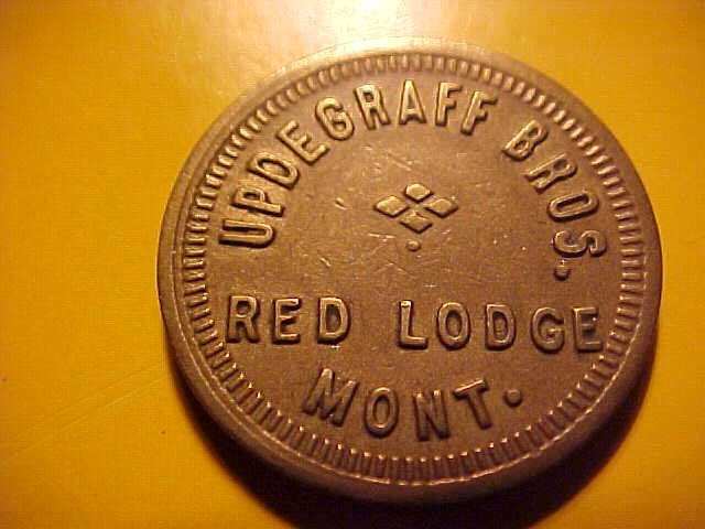 Red Lodge, Montana UPDEGRAFF BROS. 12 1/2c Token