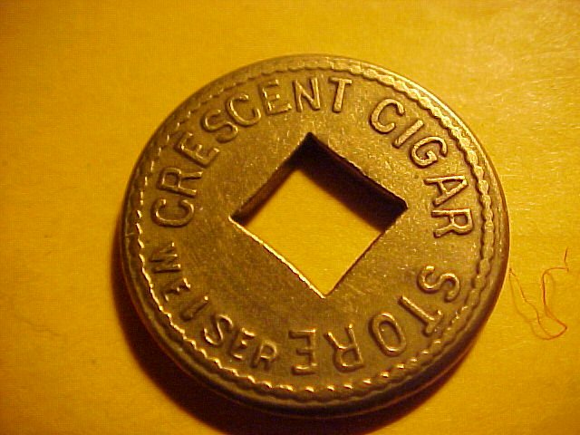 Weiser, (Idaho) CRESCENT CIGAR STORE 5c Token