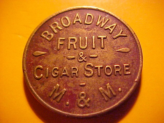 (Helena, Montana) BROADWAY FRUIT & CIGAR STORE 12 1/2c Token