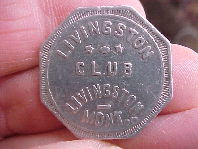 Livingston, Montana LIVINGSTON CLUB 12 1/2c Token