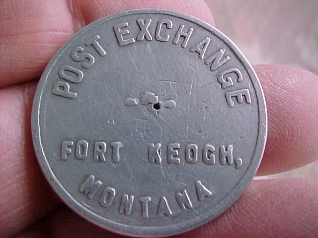 Fort Keogh, Montana POST EXCHANGE $1 Aluminum Token- Rare