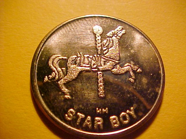 Missoula, (Montana) STAR BOY CAROUSEL Transportation Token