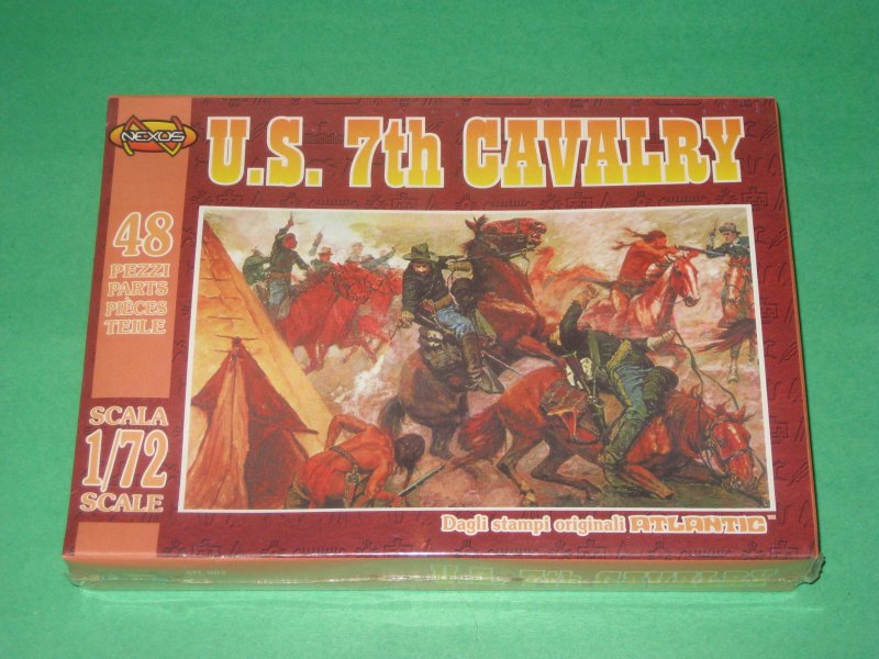 Nexus 1/72nd Scale Western 7th Cavalry Plastic Figures Set