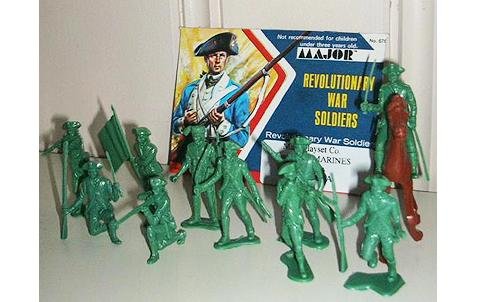MPC Recast American Revolution Marines Plastic Soldiers Set