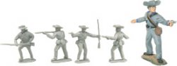 Timpo American Civil War Plastic Confederate Soldiers Set