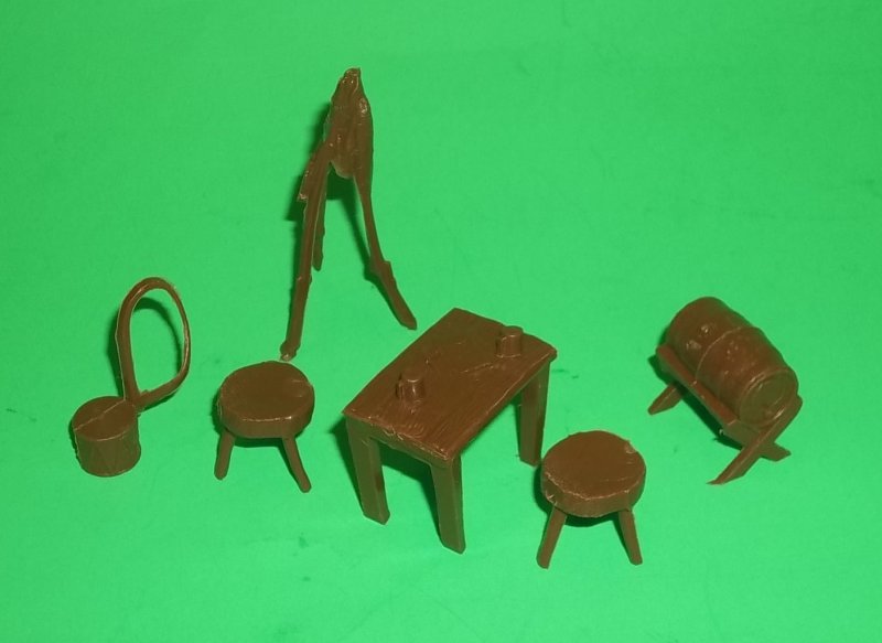 Marx Recast ACW Camp Accessories Set #2