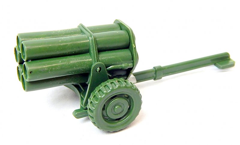 WWII Modern Style Green Plastic Mobile Rocket Battery